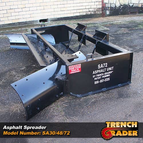 SA72 - Asphalt Spreader - Trench Grader
